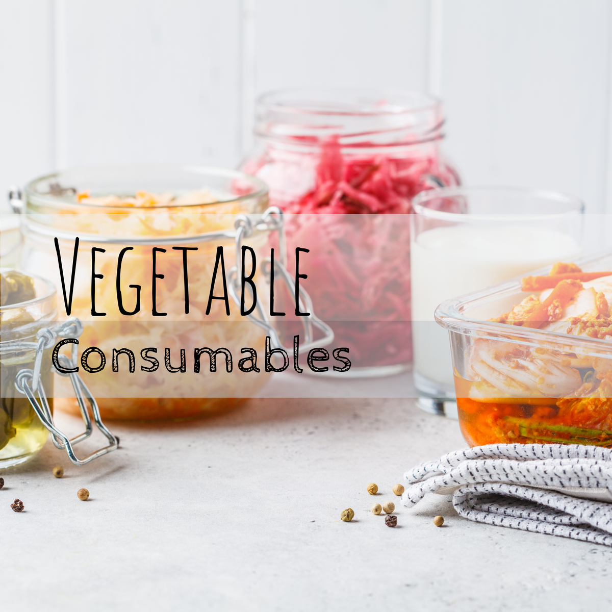 Vegetable Consumables – Crafty Cultures