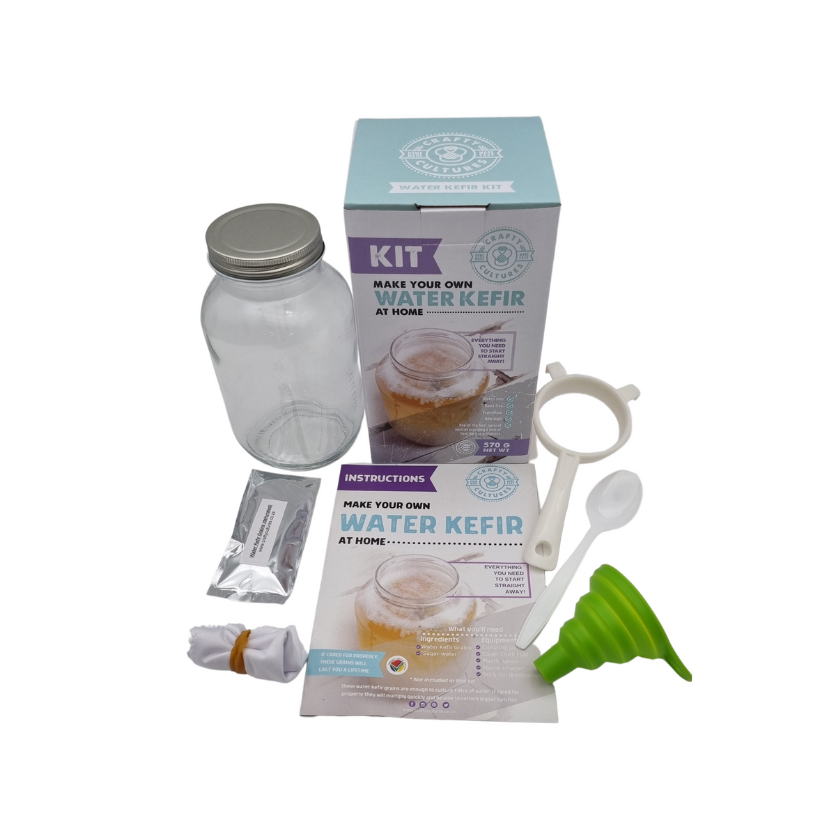 Water Kefir Kit – Crafty Cultures